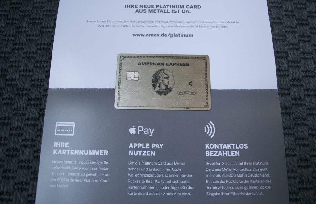 Review – American Express Platinum Welcome Kit • Club Floor